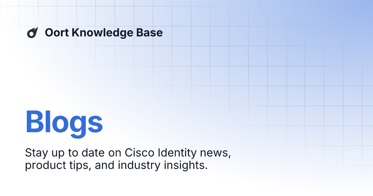 Blogs | Oort Knowledge Base